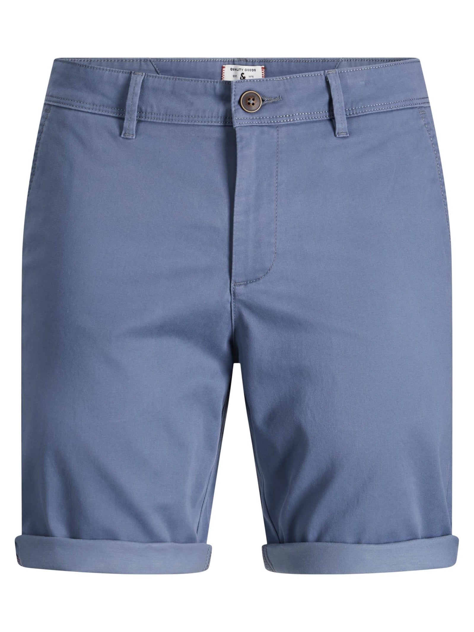 Bermuda chino extensible bleu Bowie – Le Roi Mauricien des Habits